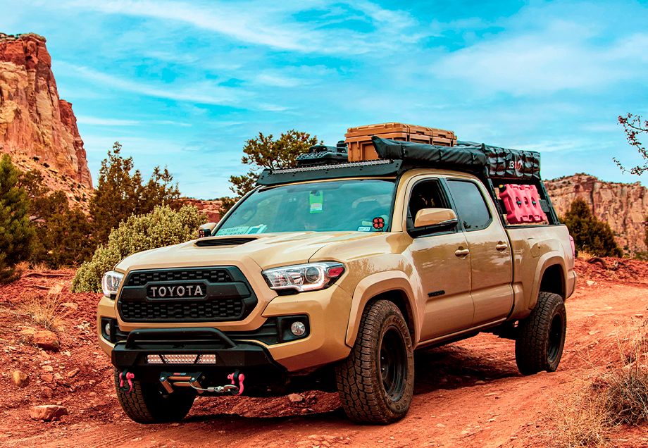 40" Cut-Out Prinsu Roof Rack Slim LED Light Bar Bracket Kit – 4RunnerMods