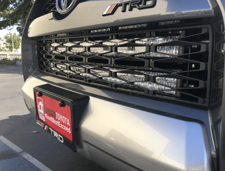 2014-2021 TOYOTA 4RUNNER 32" HIDDEN GRILLE LED LIGHT BAR BRACKETS KIT ...